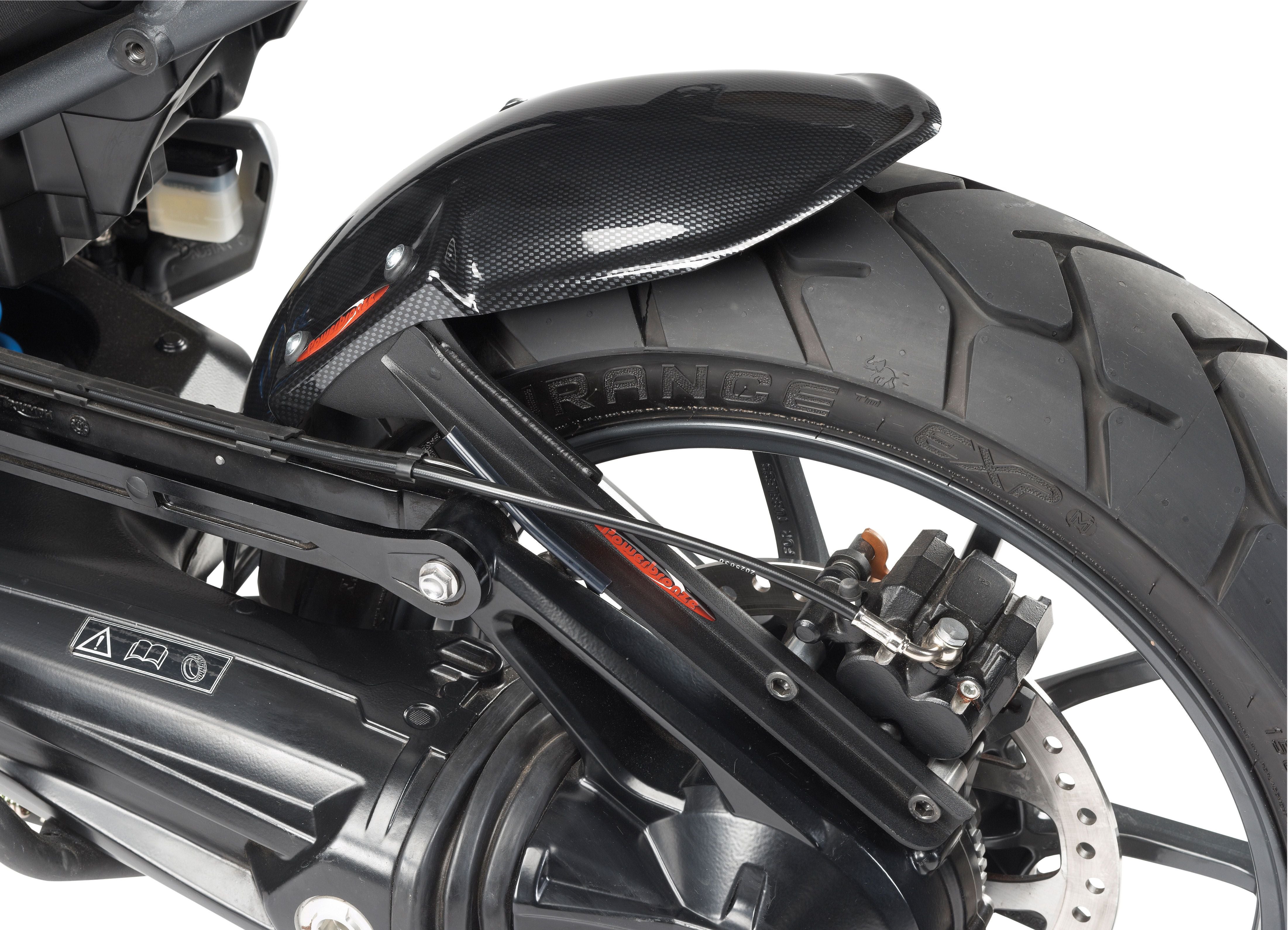 Triumph Tiger 1200 Explorer XC 13-2021 Carbon Look Rear Hugger by Powe ...