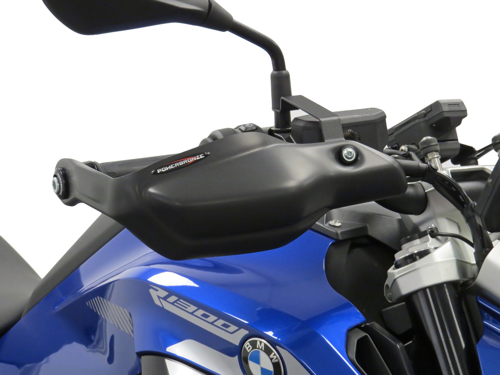 BMW R1300R 2025 > Matt Black Handguard/Wind Deflectors Powerbronze ...