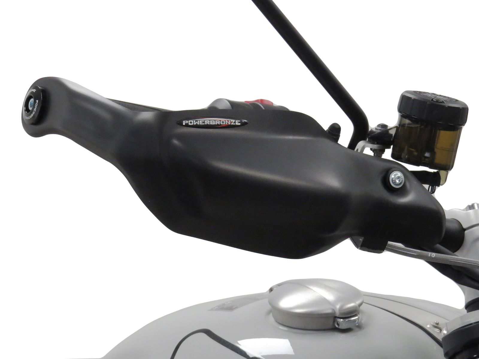Triumph Scrambler 1200X 2024> Matt Black Handguard/Wind Deflectors Pow ...