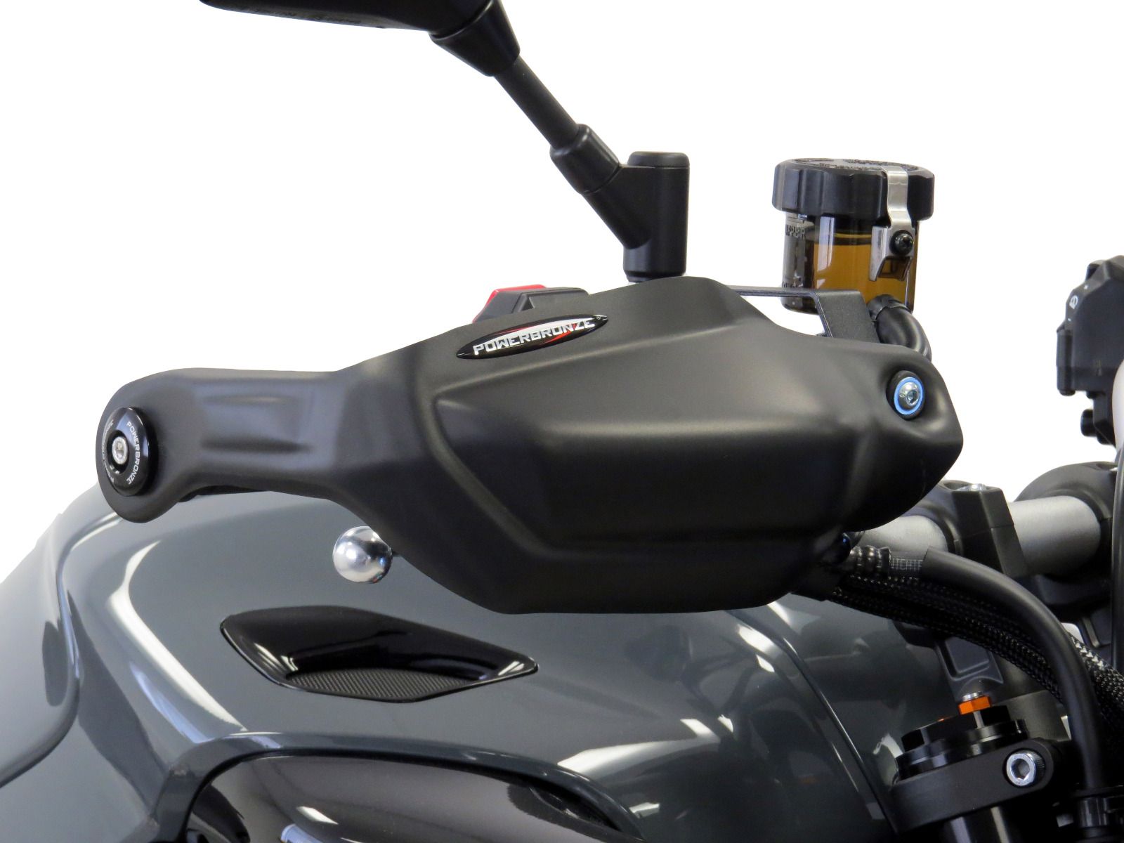 Yamaha MT-10 22-2025 Matt Black Handguard/Wind Deflectors Powerbronze ...