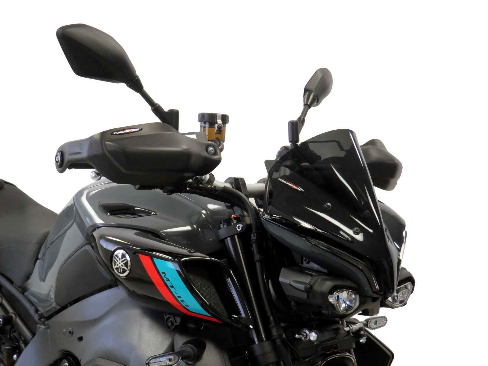 Yamaha MT-10 22-2025 (315mm hi) Dark Tint Adventure Sports SCREEN Powe ...