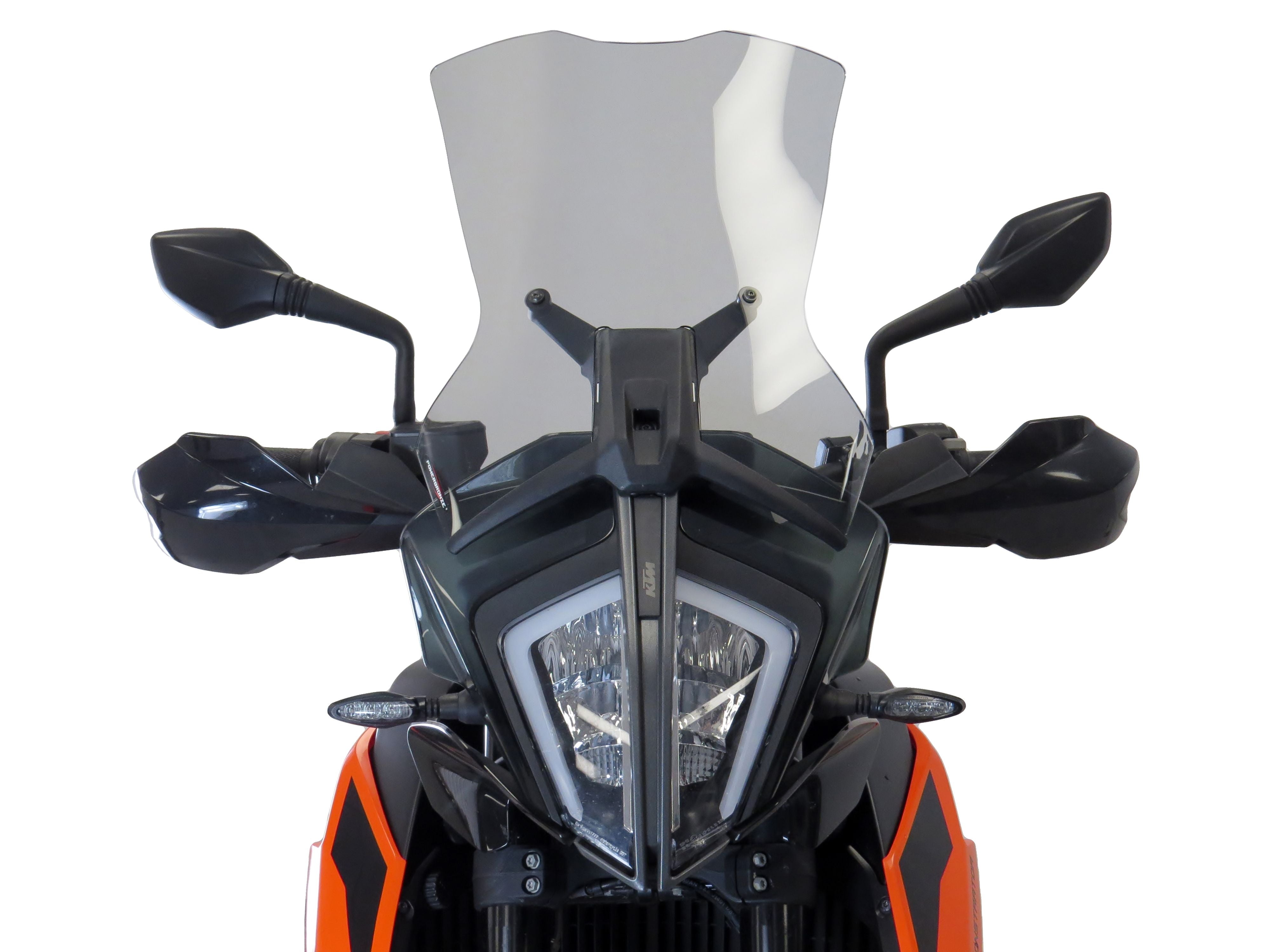KTM 390 Adventure 20-24 CLEAR (455mm high) Flip/Tall SCREEN Powerbronz ...