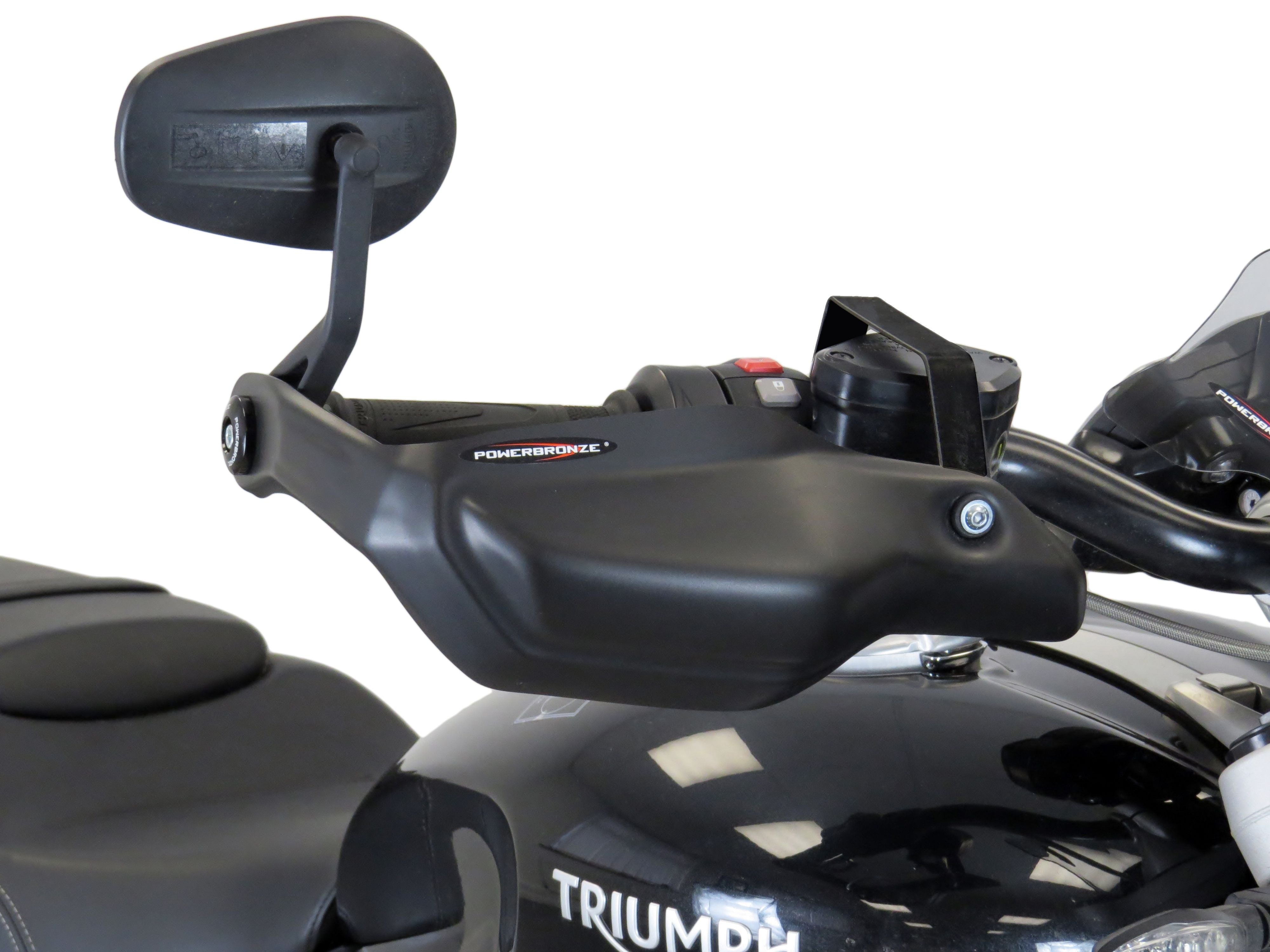 Triumph Rocket 3R GT 20-2024 Matt Black Handguard/Wind Deflectors Powe ...