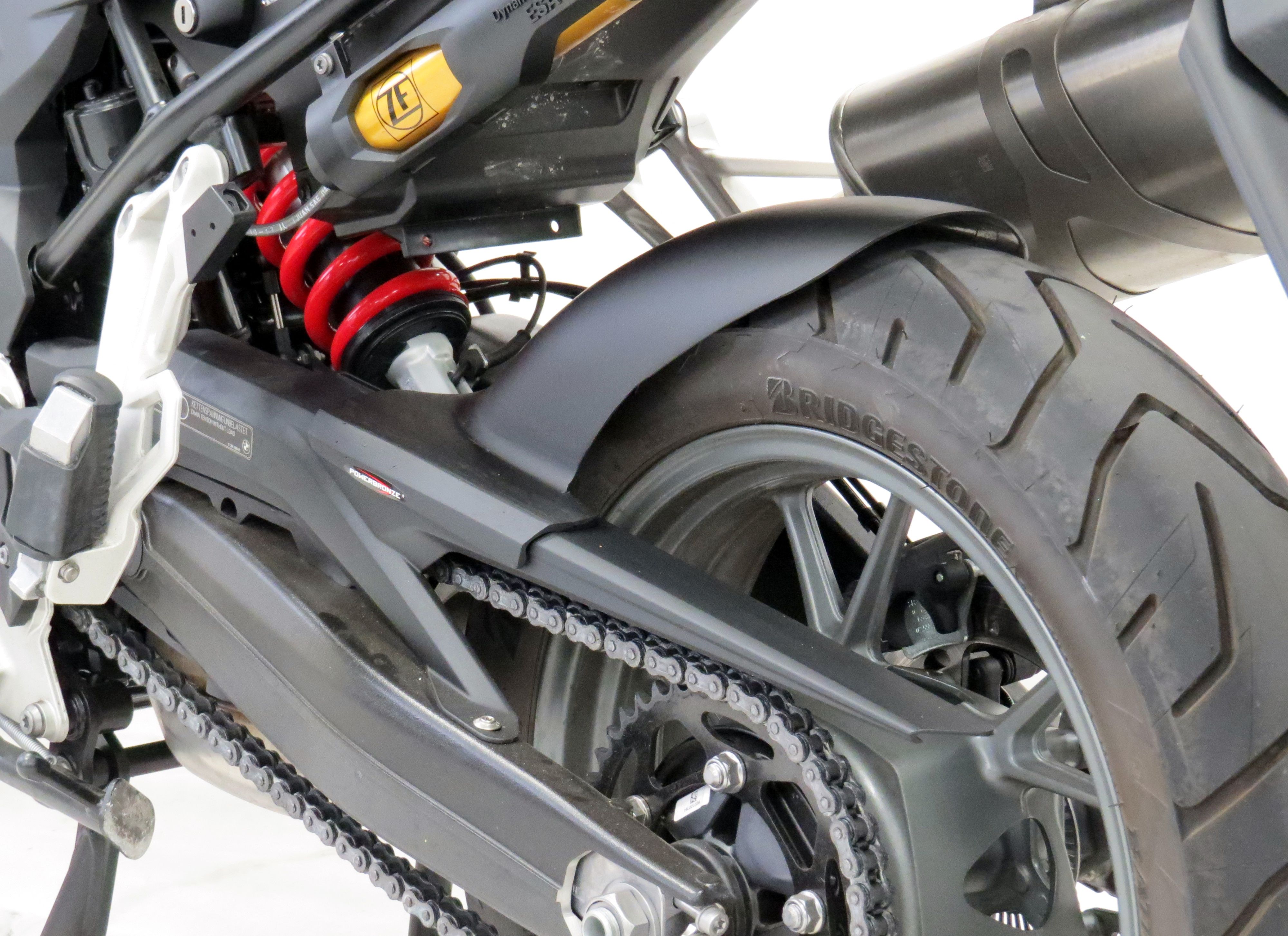 BMW F750GS & F850GS 18-2023 Matt Black Rear Hugger by Powerbronze RRP ...
