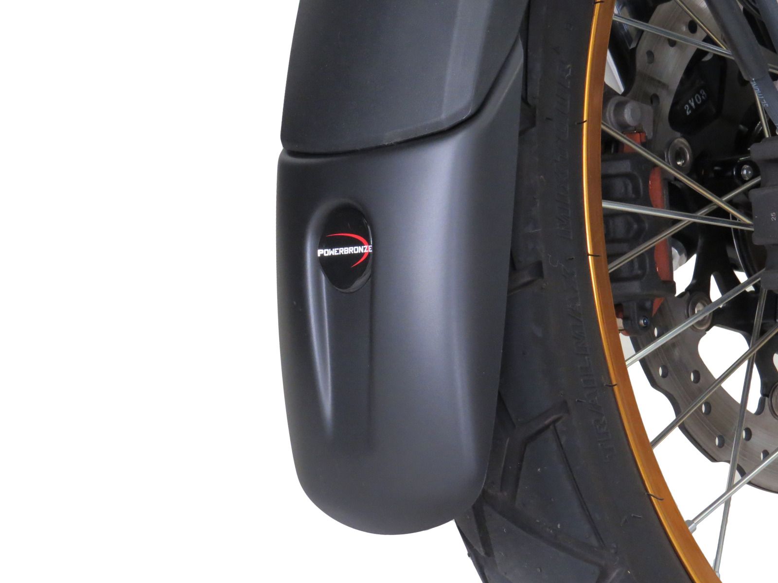 Suzuki V-Strom 800DE 23-24 Gloss Black Mudguard/Fender Extender by Pow ...