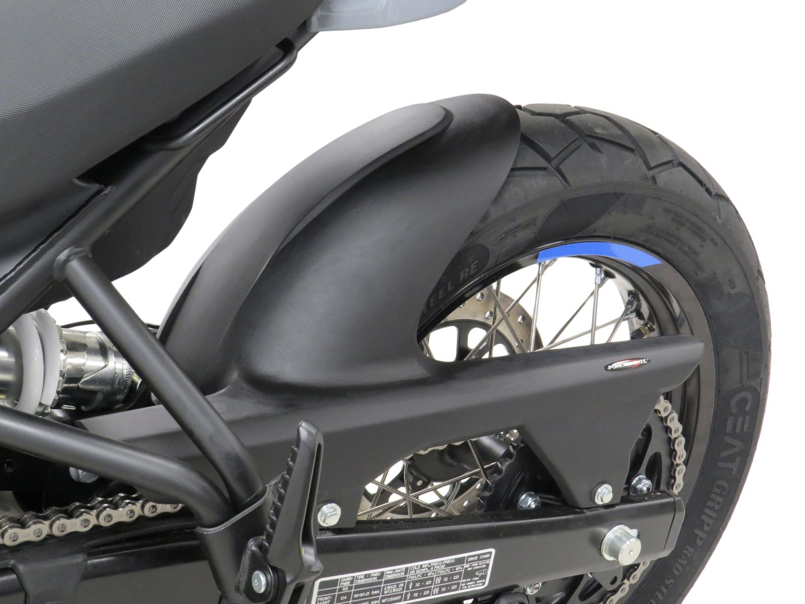 Royal Enfield Guerrilla 450 24-25 Gloss Black Rear Hugger Powerbronze ...