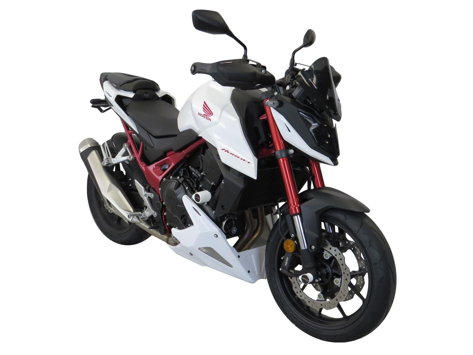 Fits Honda CB750 Hornet 2023 > Belly Pan Carbon Look & Silver Mesh by ...
