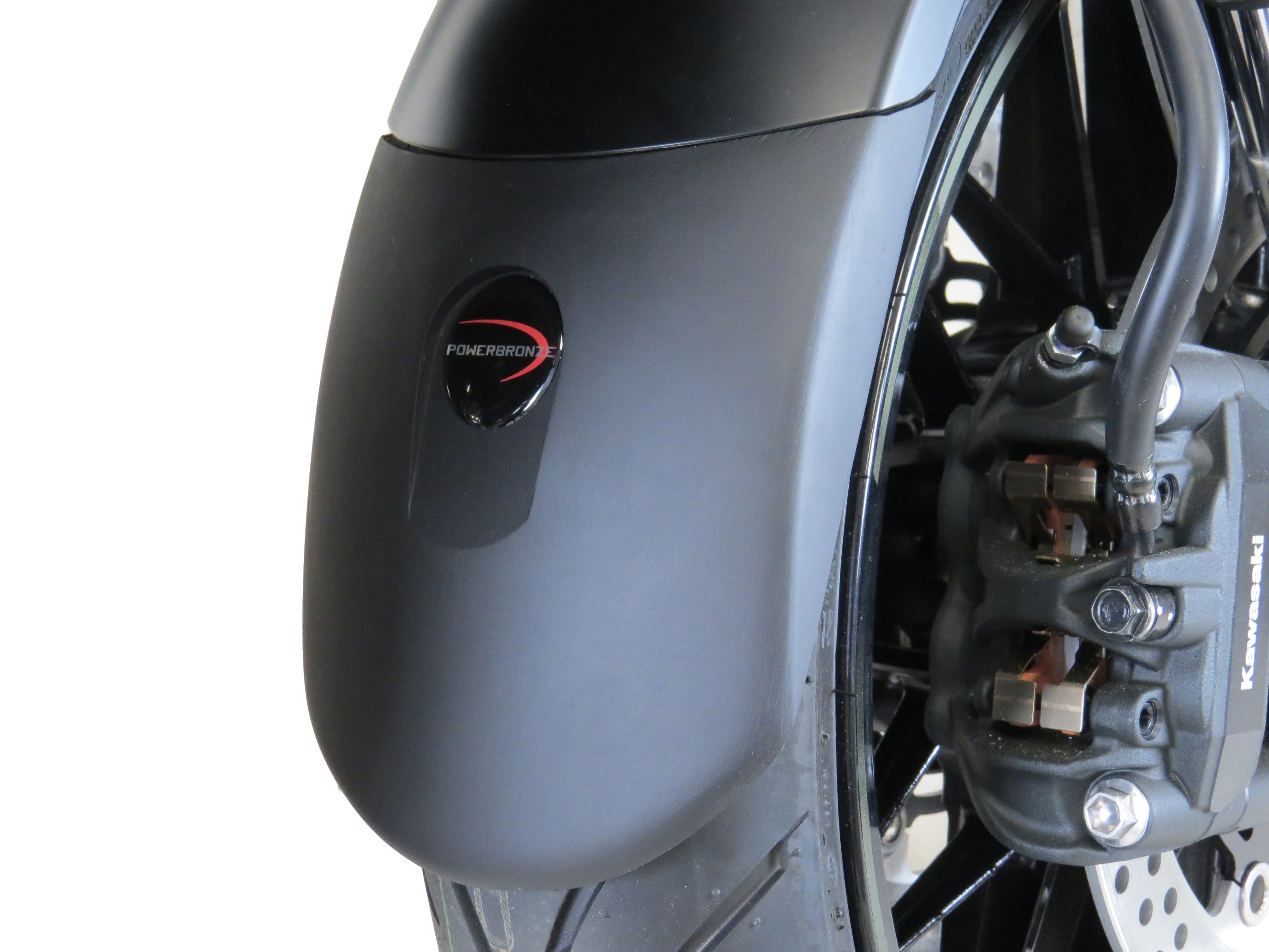 Kawasaki Z900RS 18-25 Gloss Black Mudguard/Fender Extender by Powerbro ...