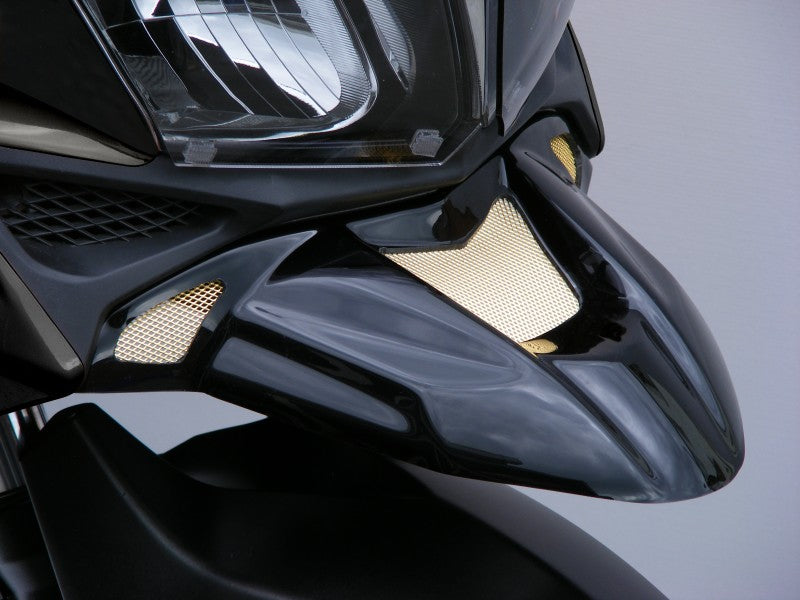 Suzuki DL1000 V-Strom 2002-2011 Gloss Black & Silver mesh ABS Beak by ...