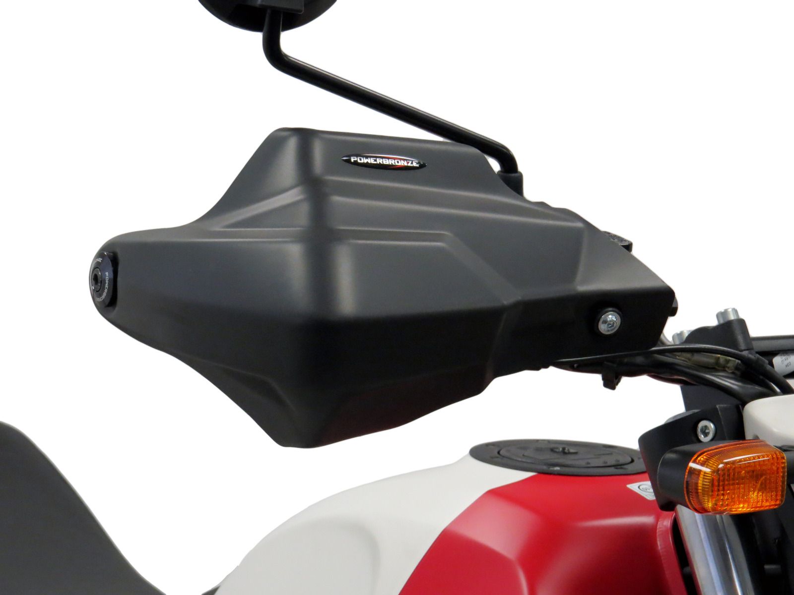 Royal Enfield Scram 411 2022-2023 Matt Black Handguards by Powerbronze ...