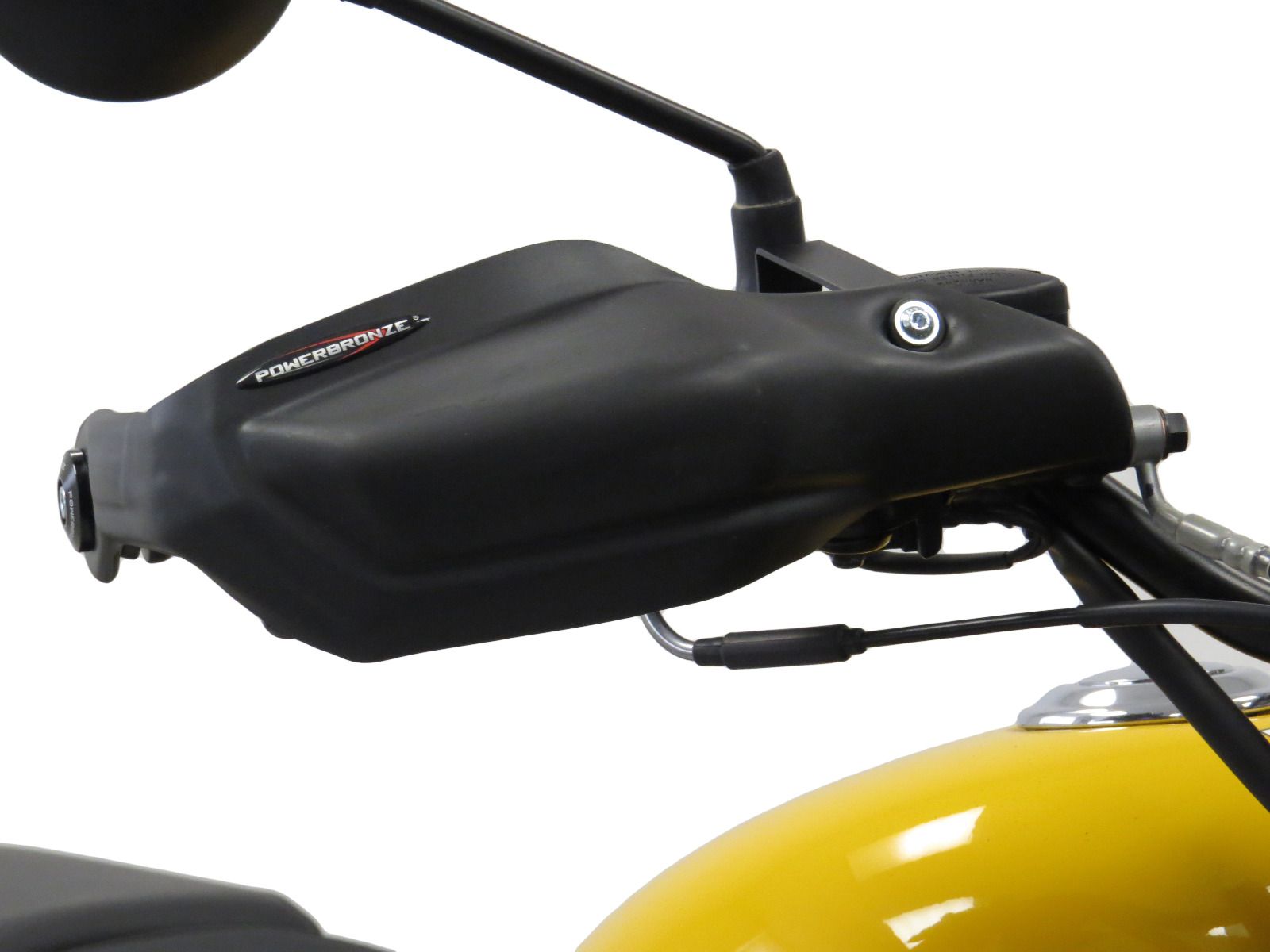 Royal Enfield Meteor 350 2021-2025 Matt Black Handguards by Powerbronz ...