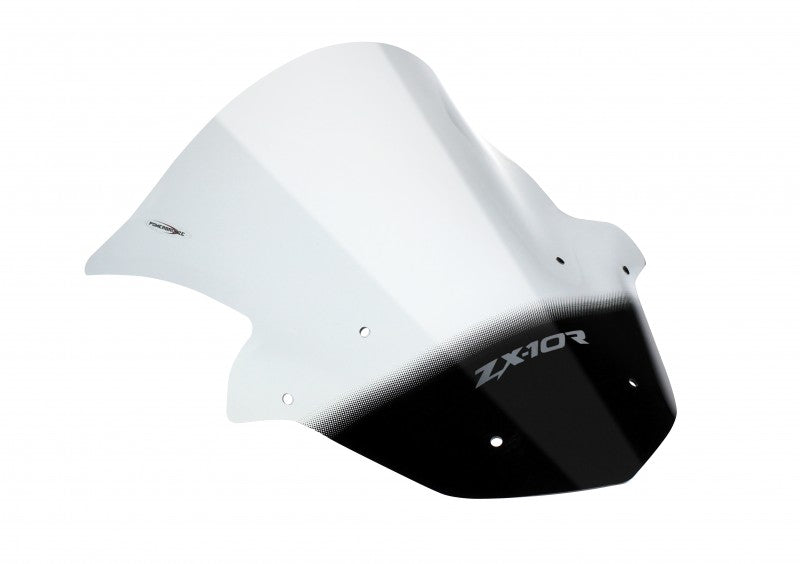 Kawasaki ZX10-R 11-2015 Airflow Light Tint DOUBLE BUBBLE SCREEN by Pow ...