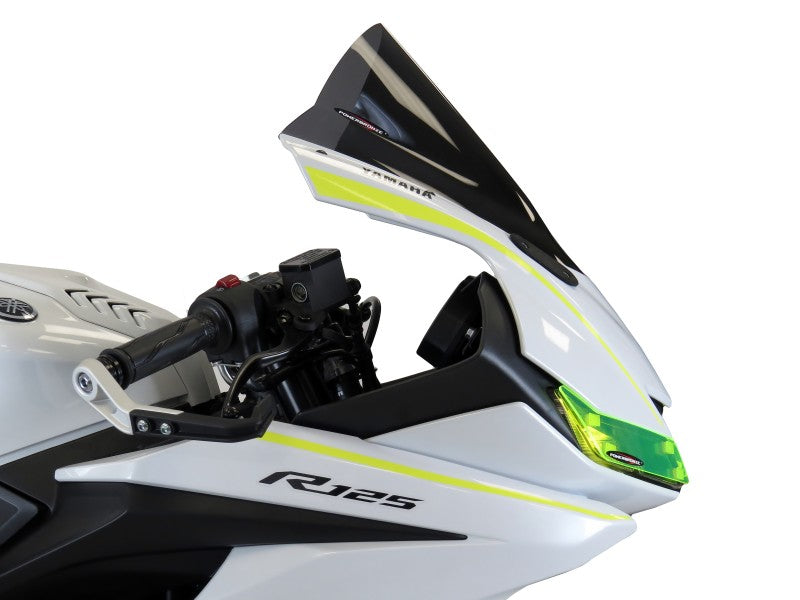 Yamaha YZF-R125 19-2022 Airflow Dark Tint Double Bubble Screen Powerbr ...