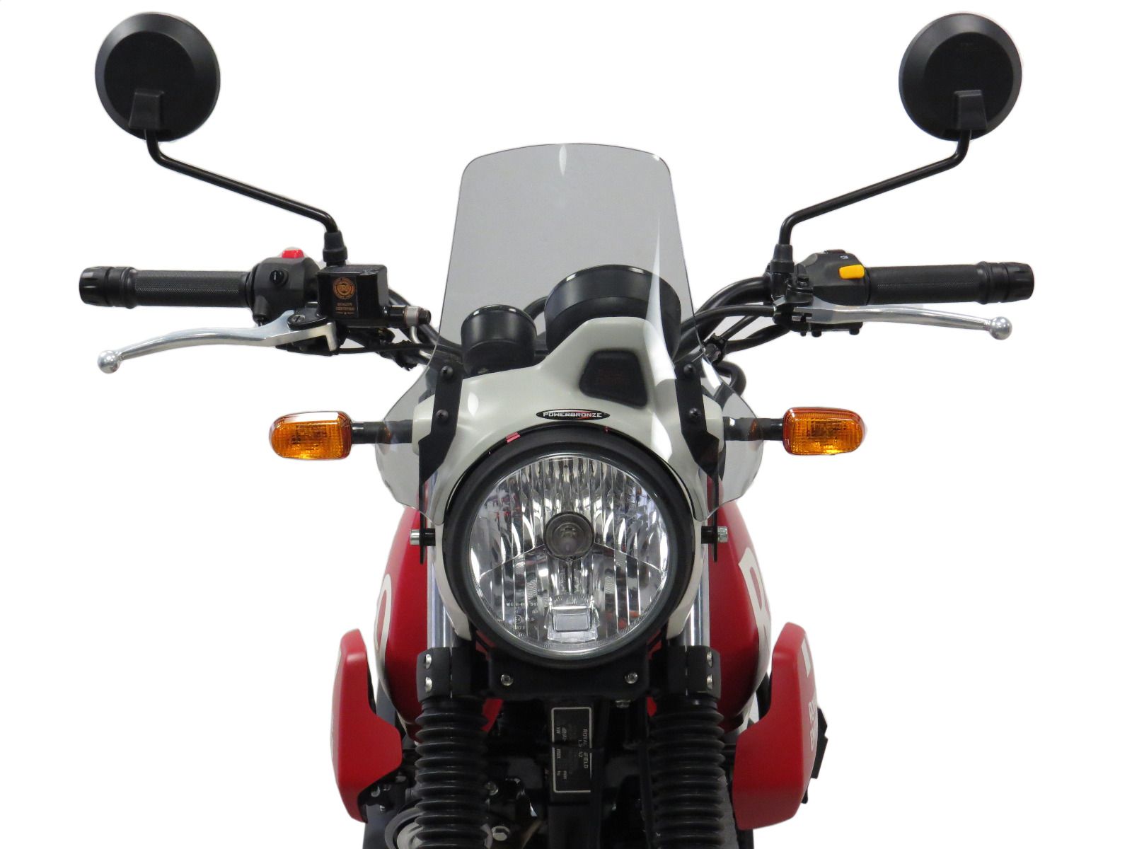Royal Enfield Scram 411 22-2025 Clear (230mm high) Light SCREEN Powerb ...