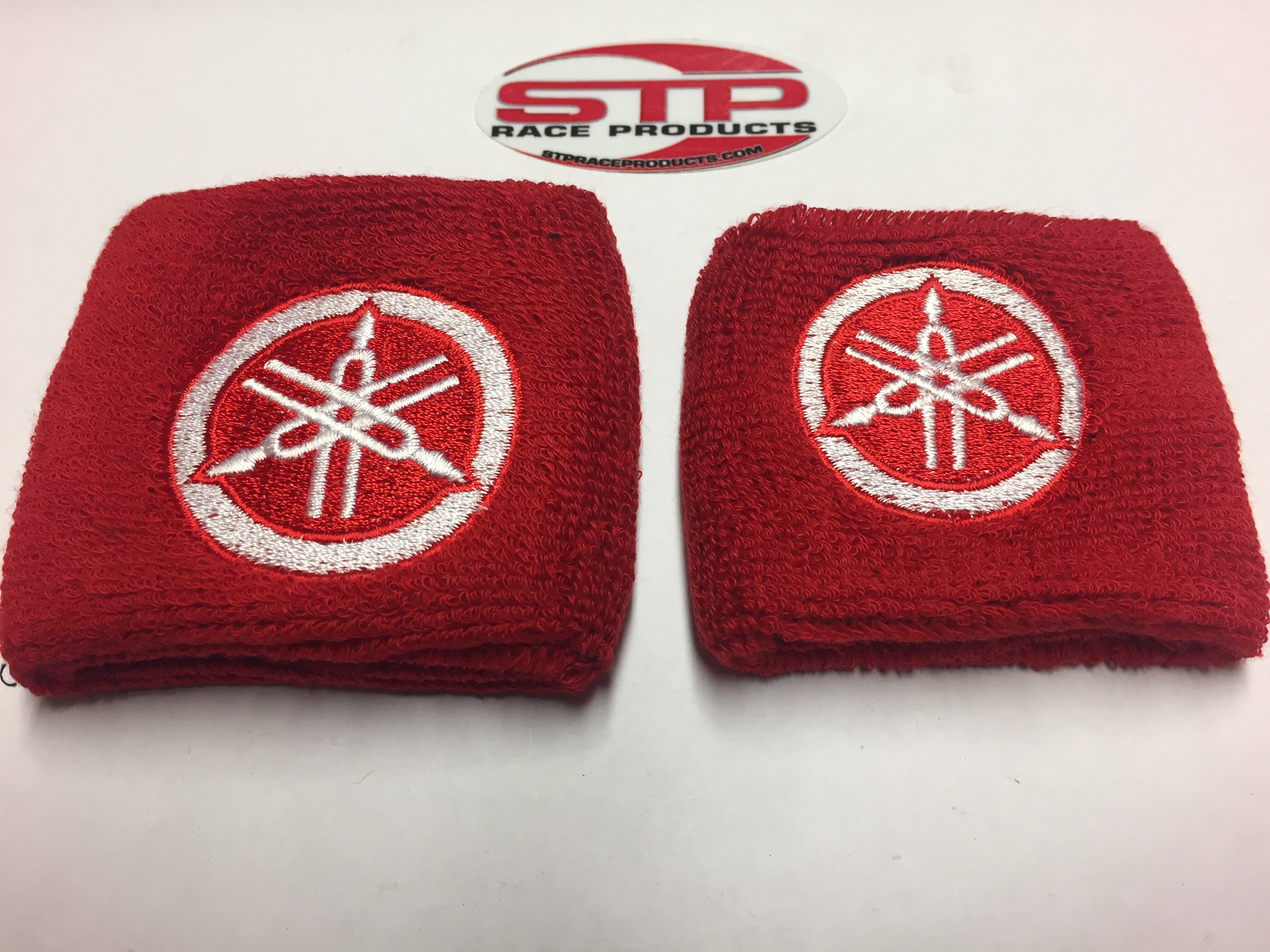 Red Yamaha Motorcycle Front & Rear Brake Master Cylinder Shrouds, Sock ...