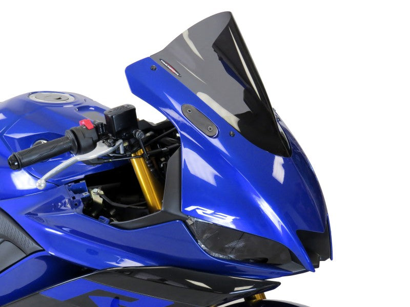 Yamaha YZF-R3 19-2023 Airflow Light Tint Double Bubble SCREEN by Power ...