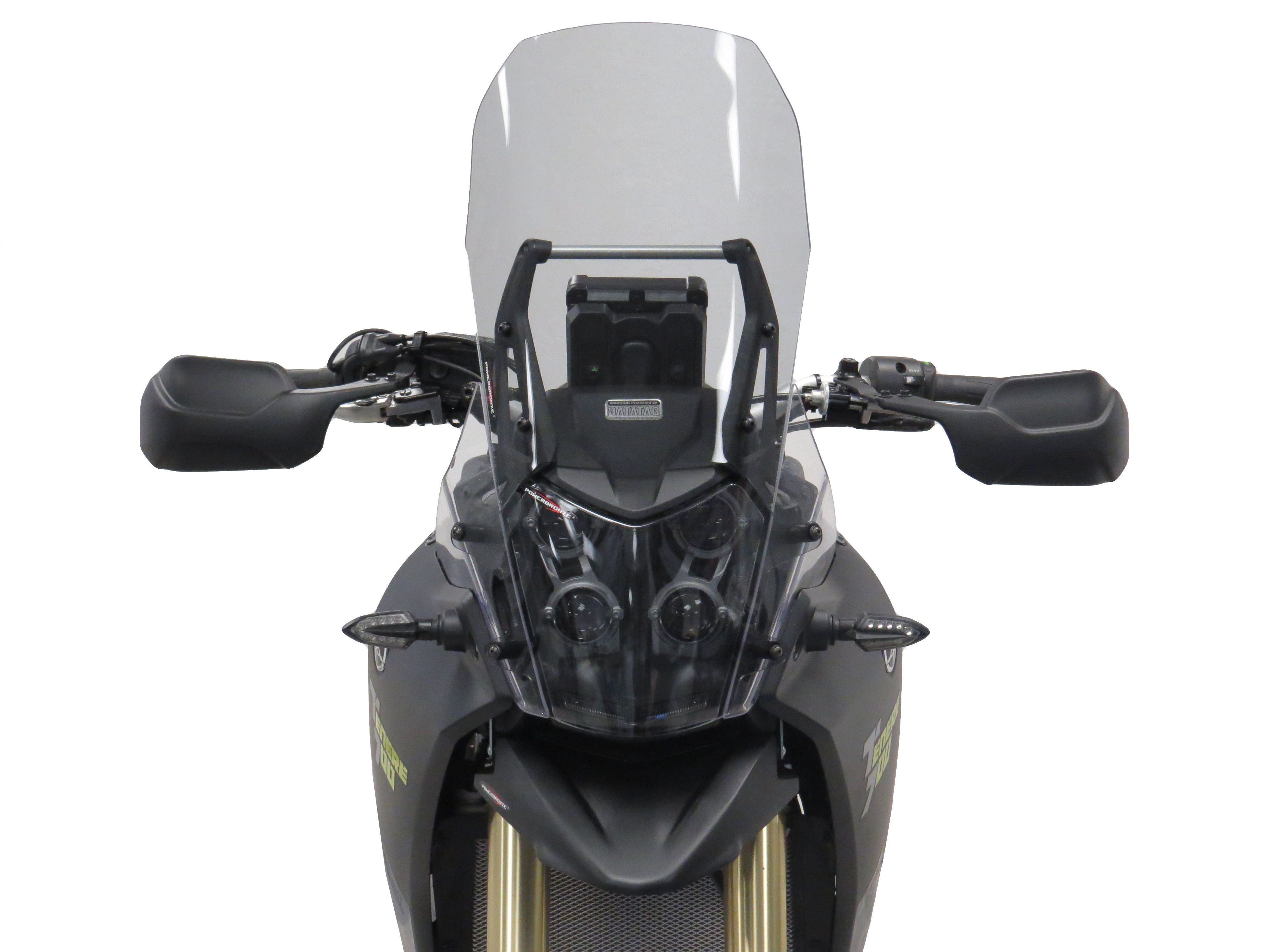 Yamaha Tenere 700 19-2022 Clear (400mm hi) Flip/Tall SCREEN Powerbronz ...