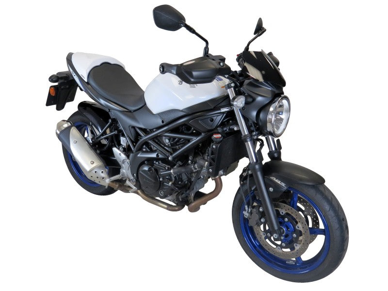 Suzuki SV650 16-2024 Matt Black & Silver mesh Seat Cowl Seat Hump Powe ...