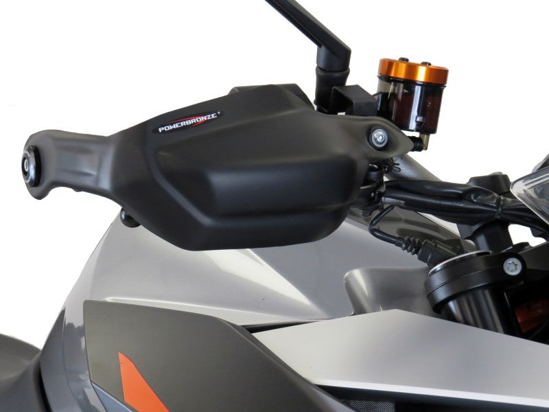 KTM 1290 Superduke GT 16-2018 Matt Black Handguard/Wind Deflectors Pow ...