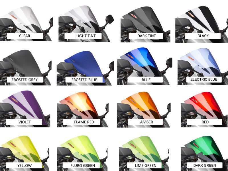 Kawasaki Z1000SX 2017-2019 Dark Tint Original Profile SCREEN Powerbron ...